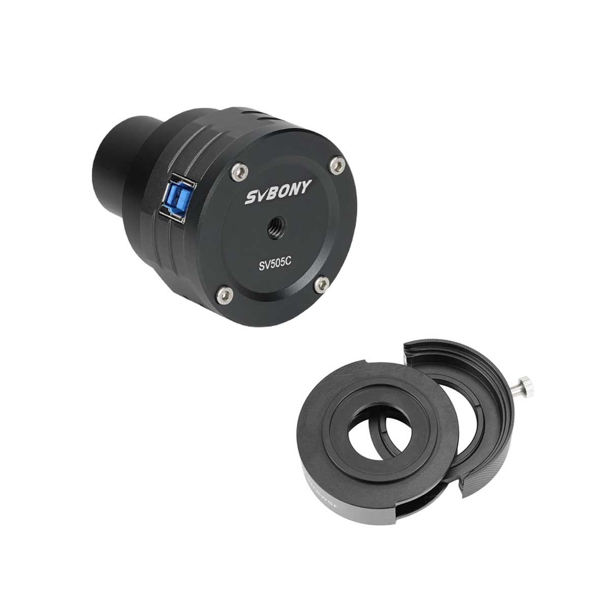 SVBONY SV505C 天文カメラ カラー CMOSカメラ プラネタリーカメラ IMX464搭載 惑星撮影に最適 天体撮影用 天体電視観望に