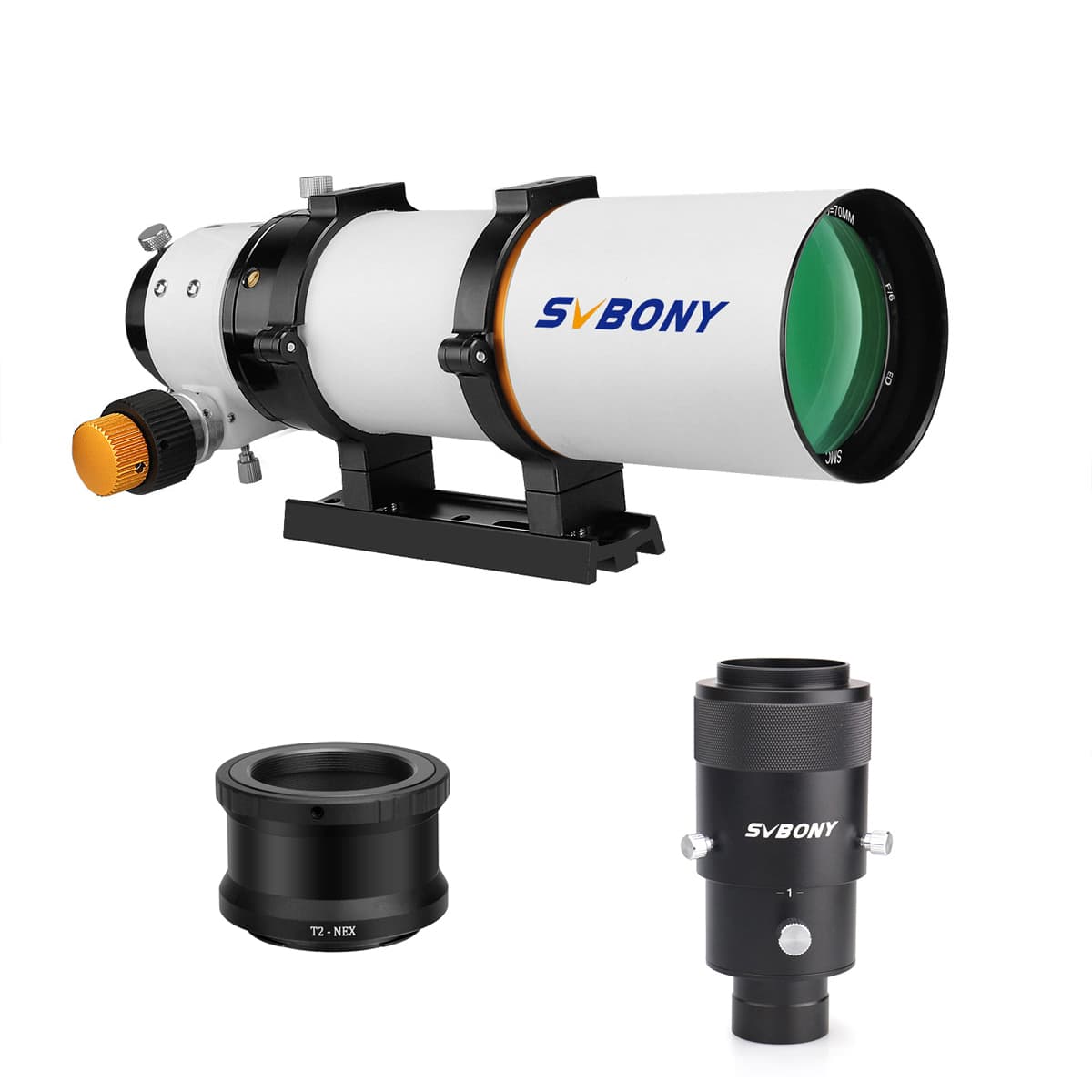 SVBONY SV503 70MM デジカメセット 天体望遠鏡の拡大撮影セット EDレンズ