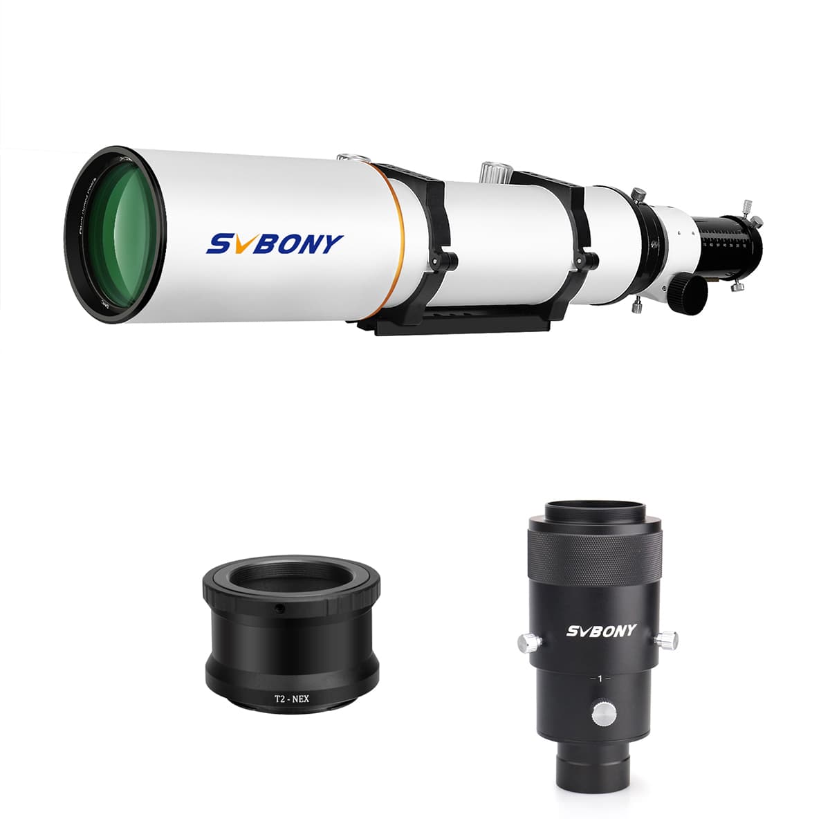 SVBONY SV503 102MM デジカメセット 天体望遠鏡の拡大撮影セット EDレンズ