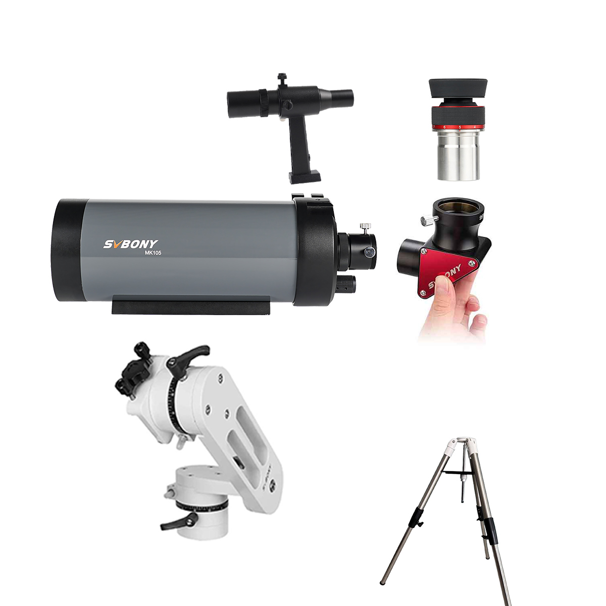 SVBONY MK105mm 反射屈折式望遠鏡 マクストフカセグレン式鏡筒 天体観測 天体撮影 月と惑星の観察と写真撮影