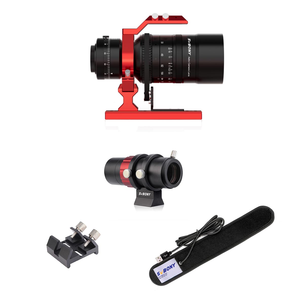 SVBONY SV555 アストログラフ 写真用天体望遠鏡 ペッツバール構造 天体写真儀 APO 243mm F4.5 EAFマウントキット ...