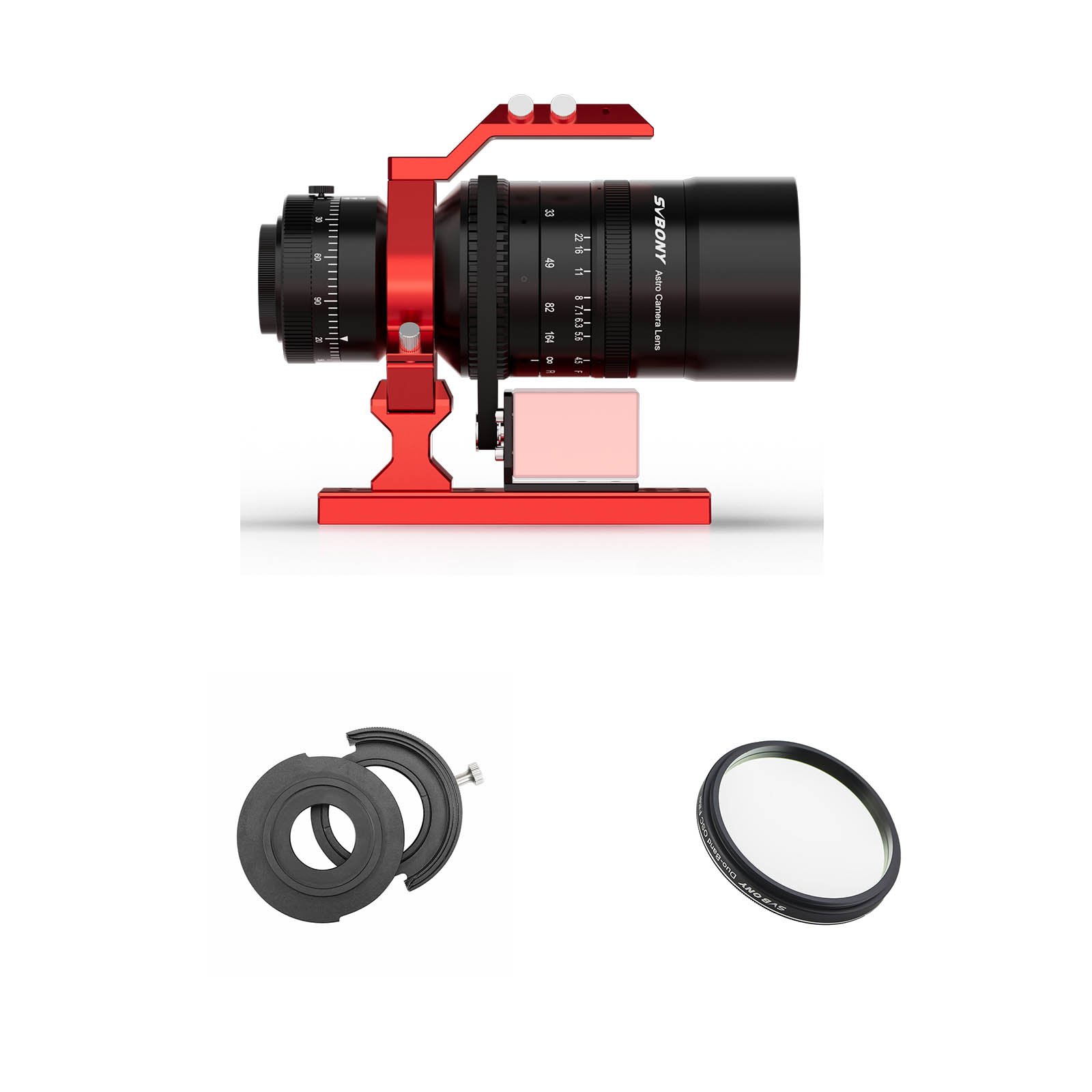 SVBONY SV555 アストログラフ 写真用天体望遠鏡 ペッツバール構造 天体写真儀 APO 243mm F4.5 EAFマウントキット ...