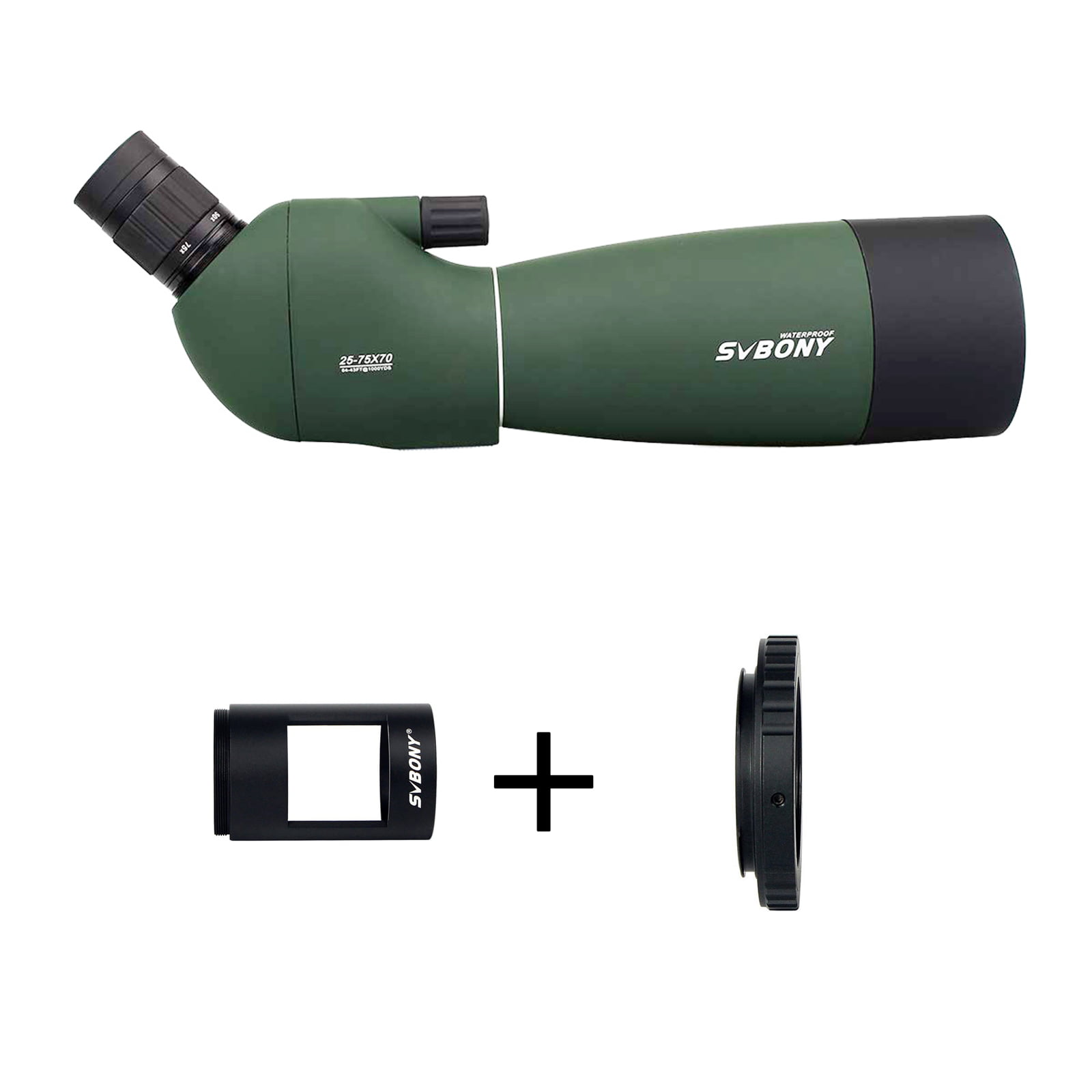 SVBONY SV28 フィールドスコープ デジタルカメラ撮影セット デジスコ 傾斜型スポッティングスコープ バードウォッチング 射撃 洋弓部向け 自然観察 アーチェリー 野生生物の観察 撮影 ...