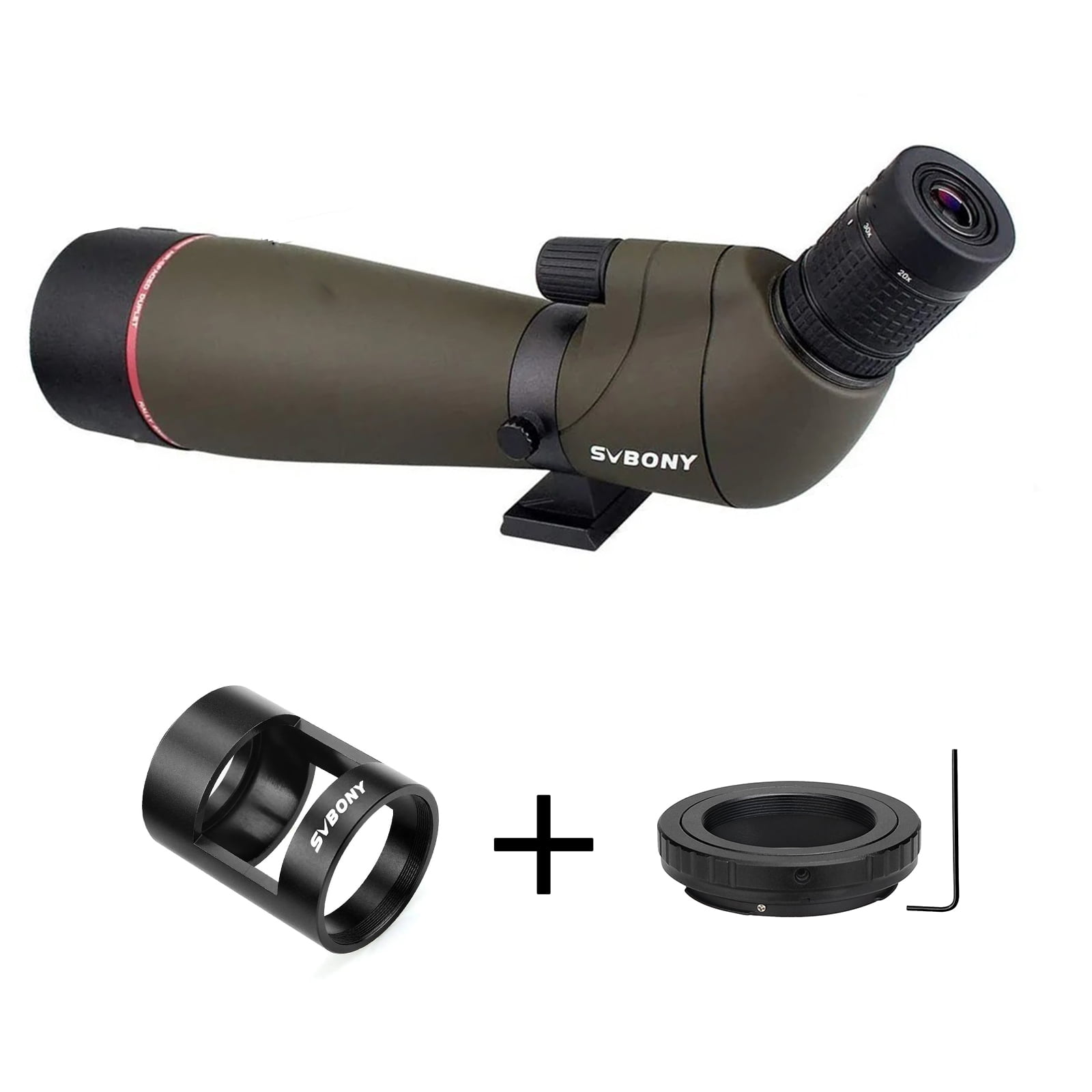 SVBONY SV13 フィールドスコープ デジタルカメラ撮影セット 野鳥撮影セット 自然撮影セット バードウォッチング撮影セット ソニー ニコン キャノン 三脚付き