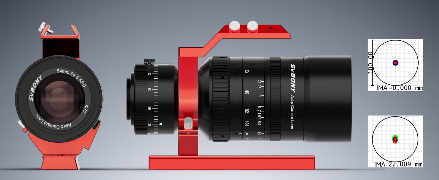 SVBONY SV555 アストログラフ 写真用天体望遠鏡 ペッツバール構造 天体写真儀 APO 243mm F4.5 EAFマウントキット付き オートフォーカス天体撮影 電視観望用